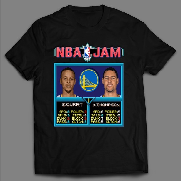 Shirts | Nba Jam Golden State Warriors Shirt | Poshmark